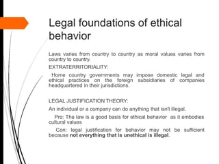 Ethics in International Business | PPTX