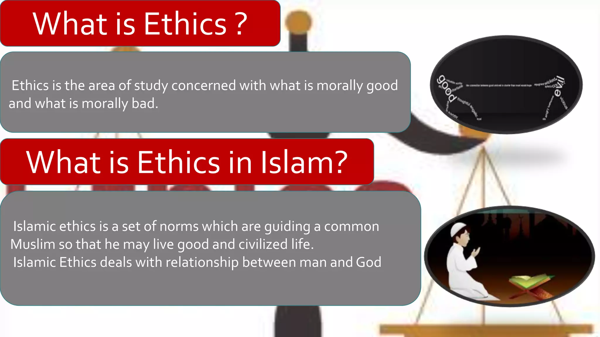 Ethics in islam | PPTX