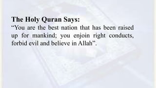 Ethics in islam | PPTX | Islam | Religion & Spirituality