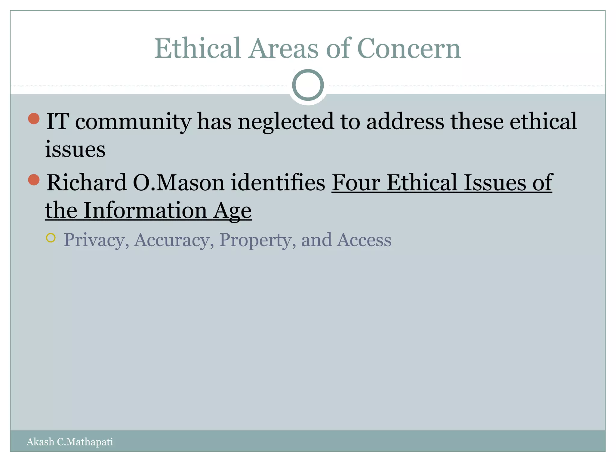 Ethics in it | PPT