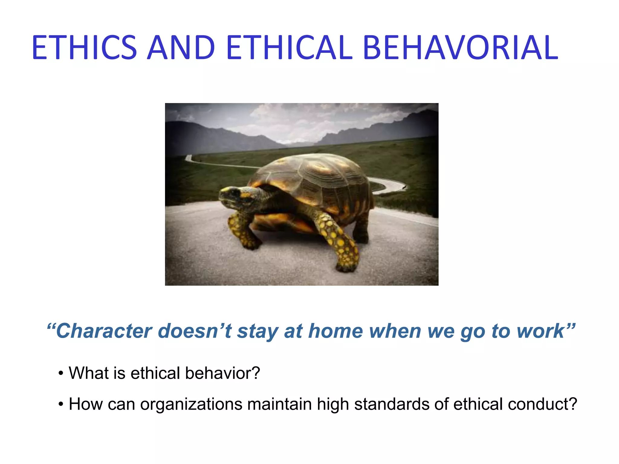 Ethics in management | PPT