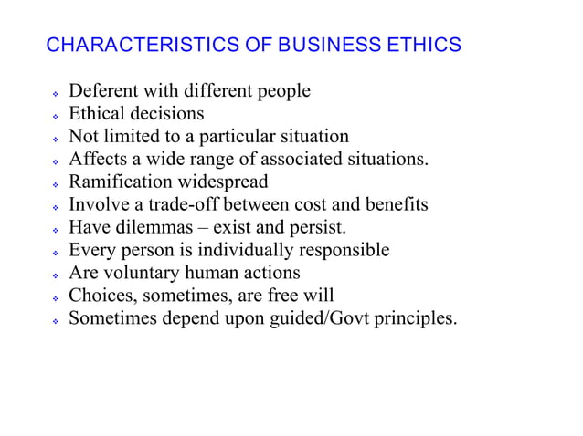 Ethics in management | PPT | Business | Business and Finance