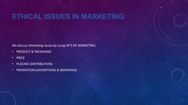 Ethics in marketing | PPTX