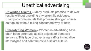 Ethics in marketing | PPTX