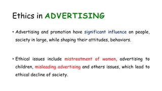 Ethics in marketing | PPTX