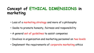 Ethics in marketing | PPTX