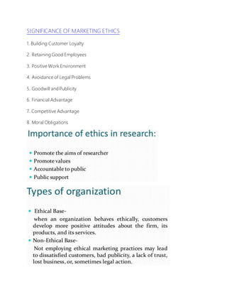 Ethics in marketing | DOCX