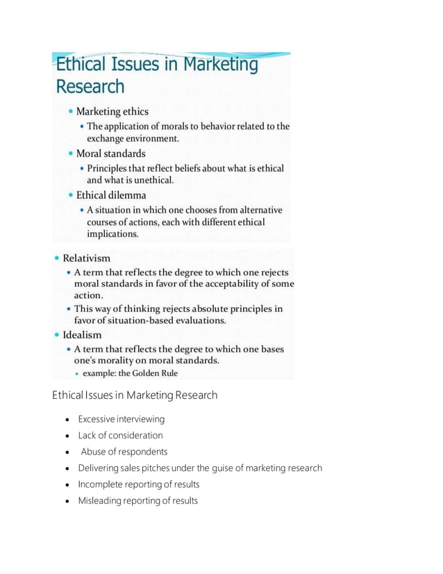 Ethics in marketing | DOCX | Advertising Industry | Industries