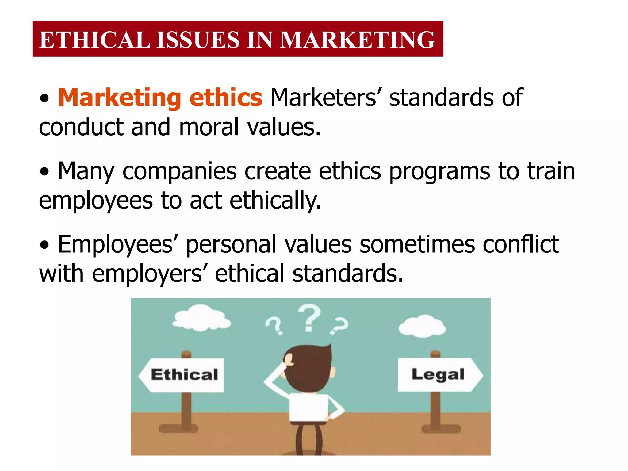 Ethics in marketing ppt | PPTX