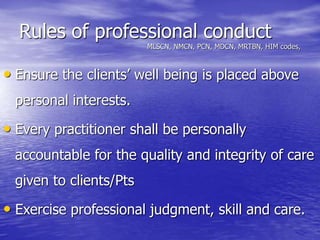 Ethics in Medical Laboratory Science practice | PPTX