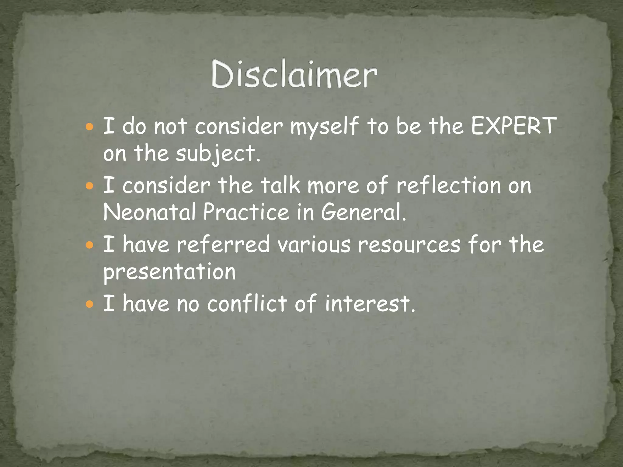 Ethics in newborn care | PPTX
