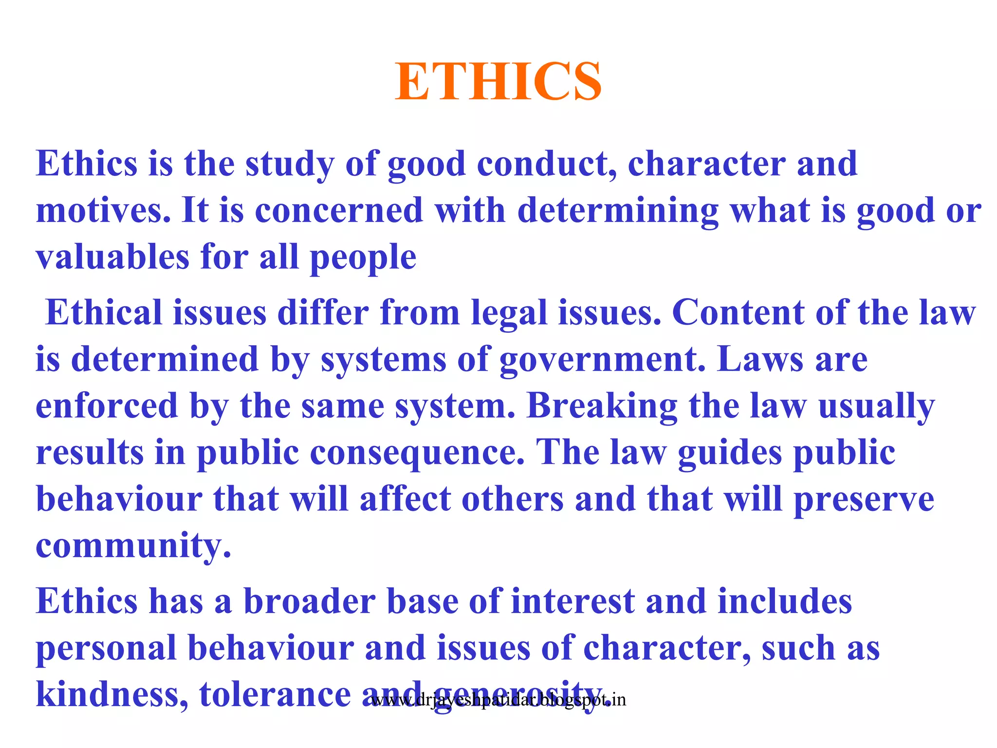 Ethics in nursing | PPSX