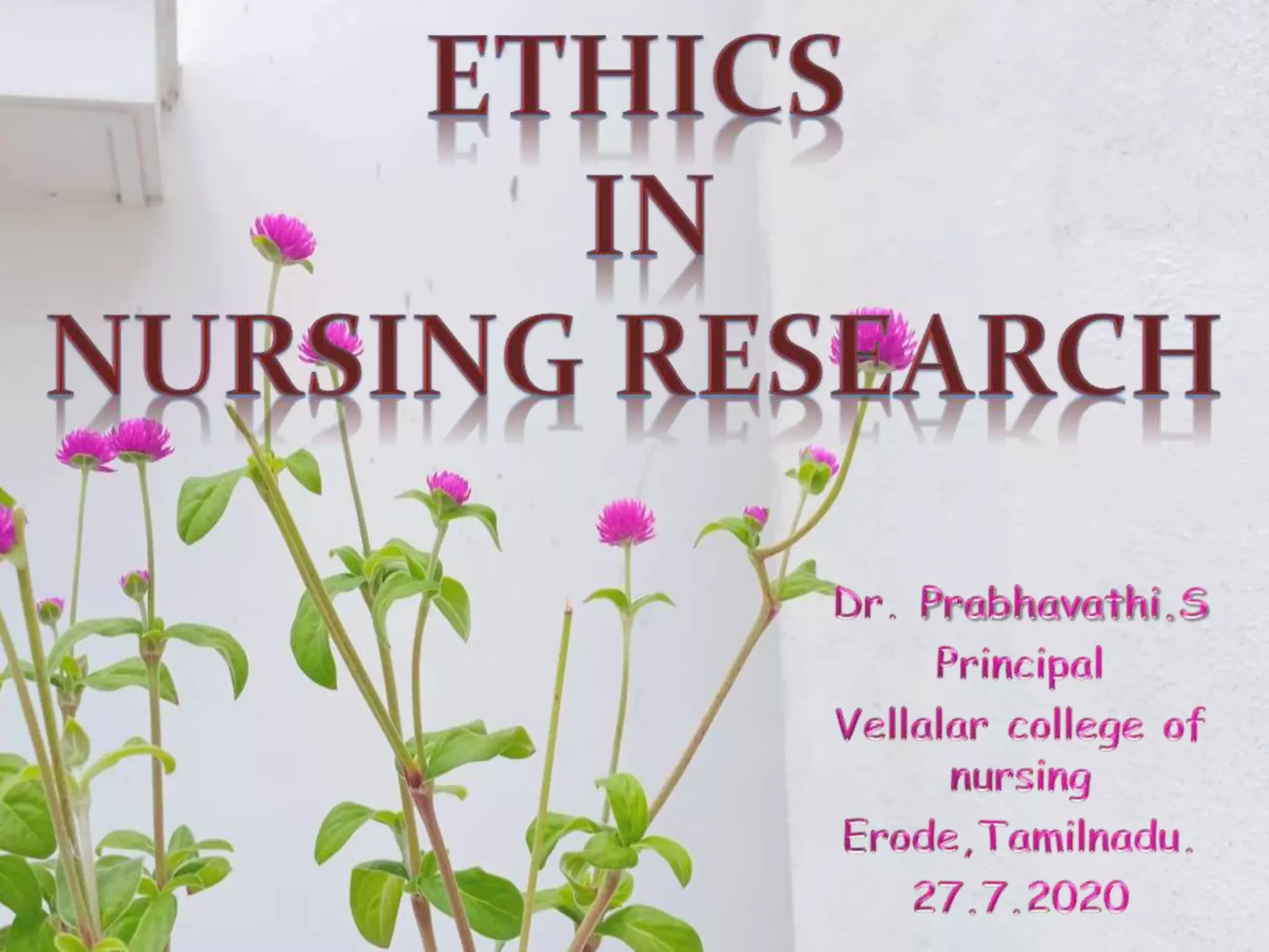 Ethics in nursing research | PPT