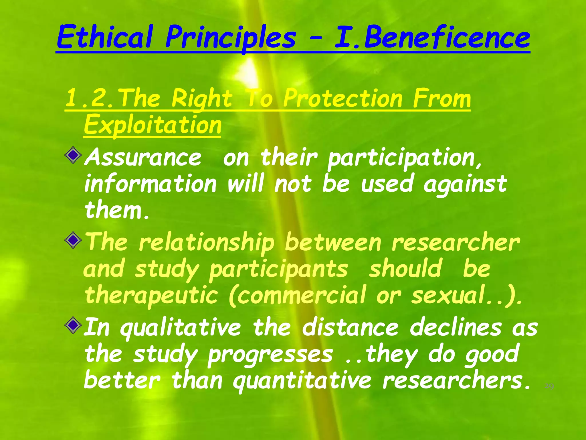 Ethics in nursing research | PPT