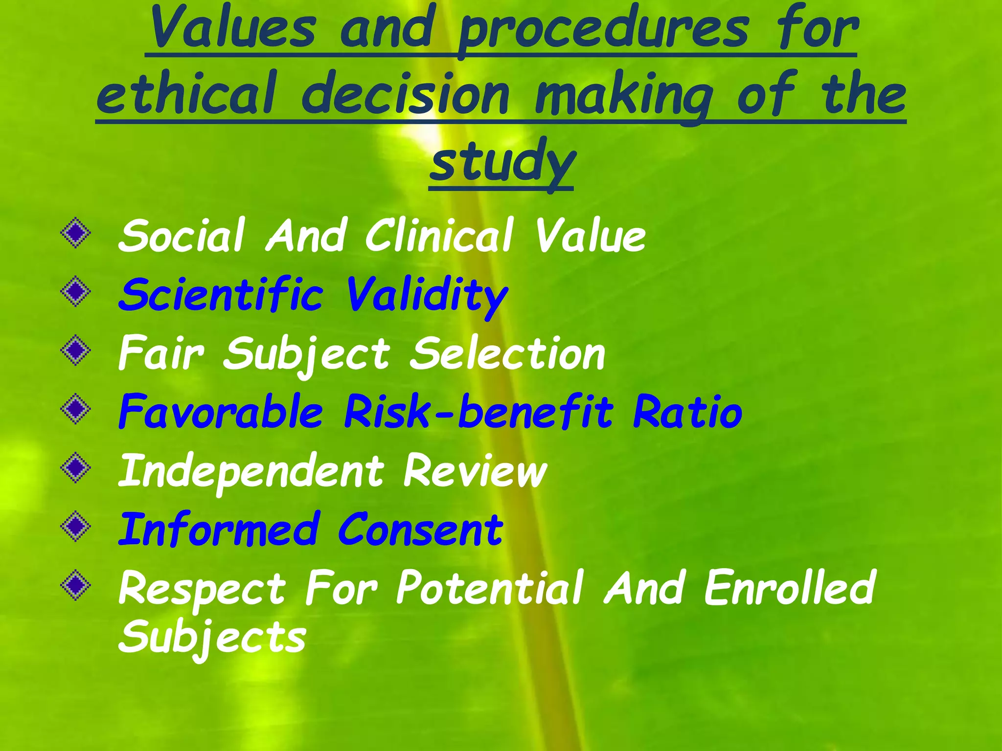 Ethics in nursing research | PPT