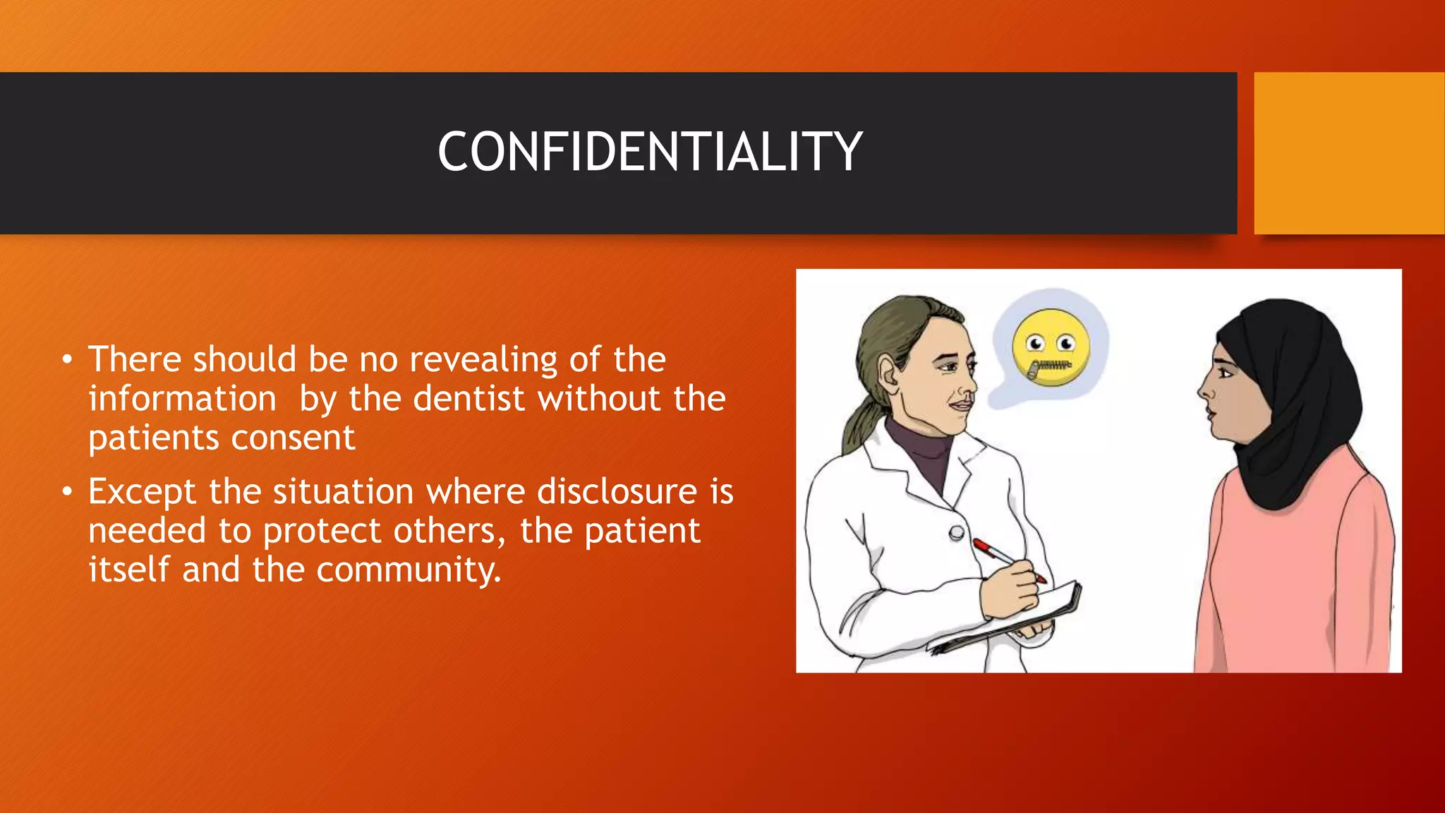 Ethics in orthodontics | PPTX