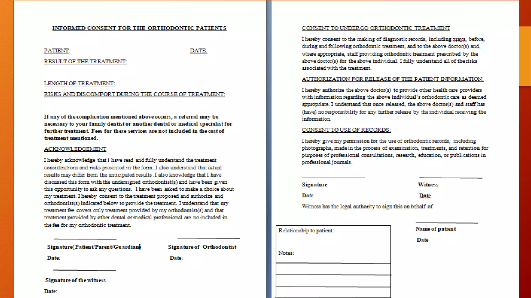 Ethics in orthodontics | PPTX