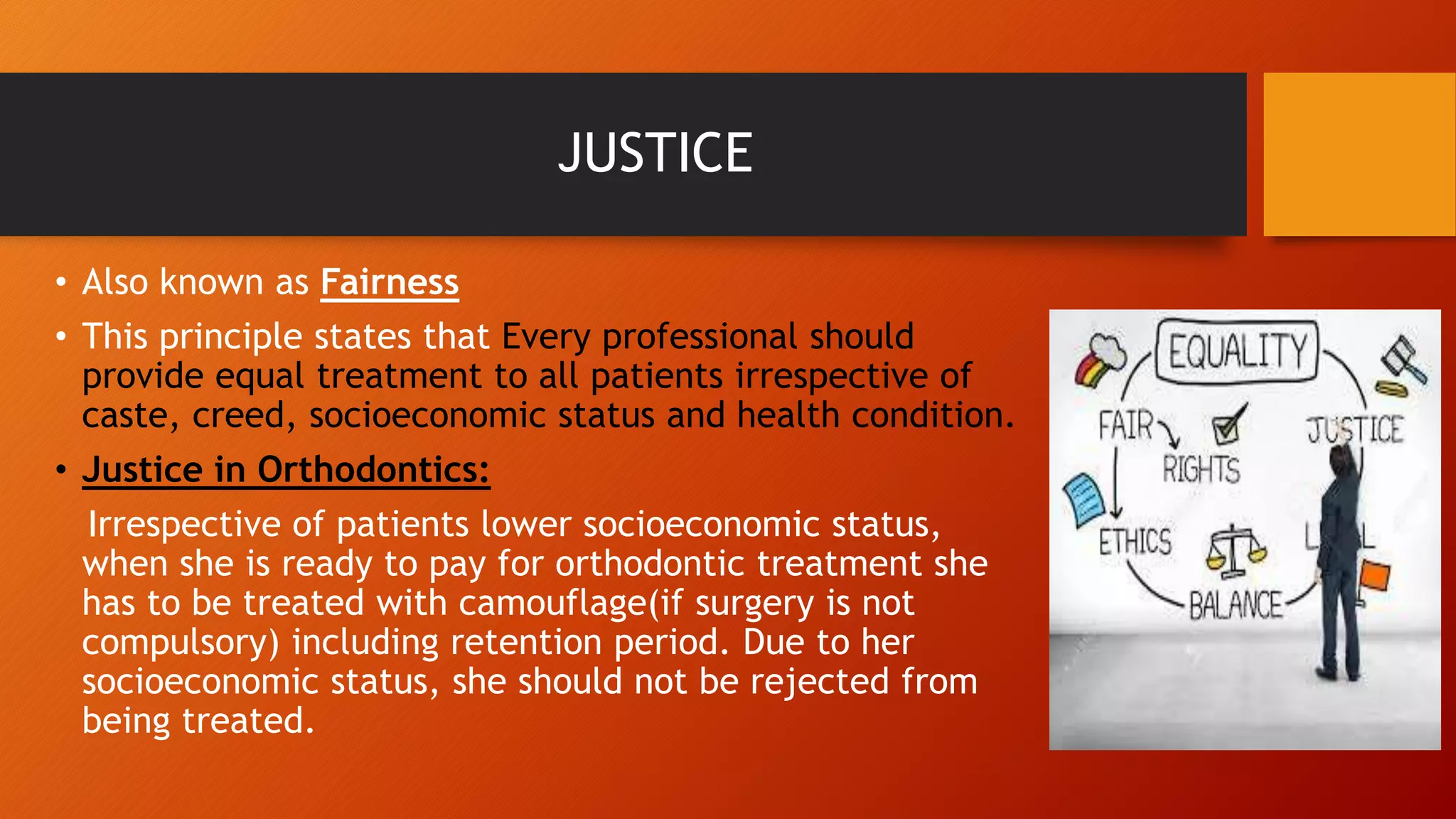 Ethics in orthodontics | PPTX