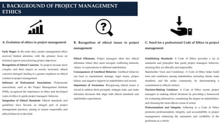 Ethics in project management.pdf | Civil Engineering Industry | Industries