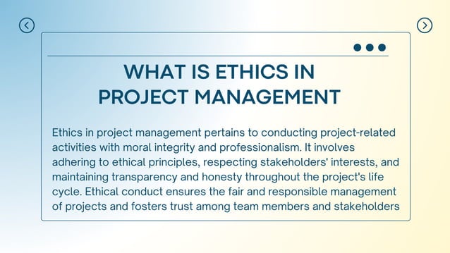 Ethics in Project Management.pdf | Business | Business and Finance