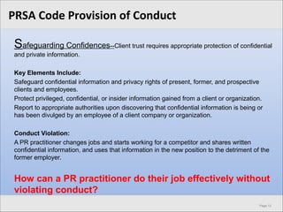 Ethics in PR: Why it Matters | PPT