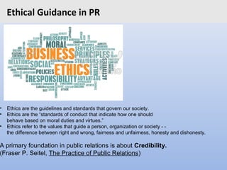 Ethics in PR: Why it Matters | PPT