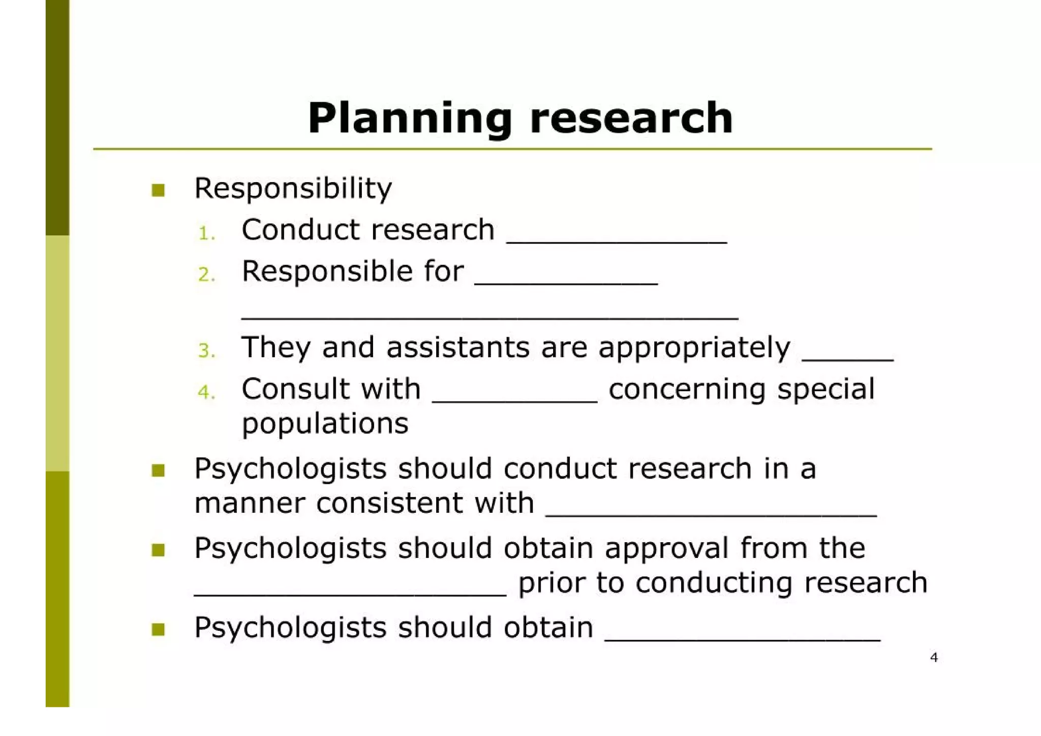 Ethics In Psychological Research | PDF