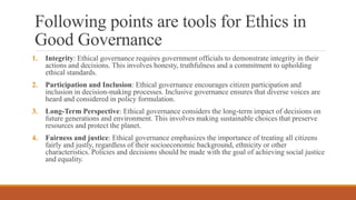 Ethics in Public Governance-Aseem Kumar.pptx