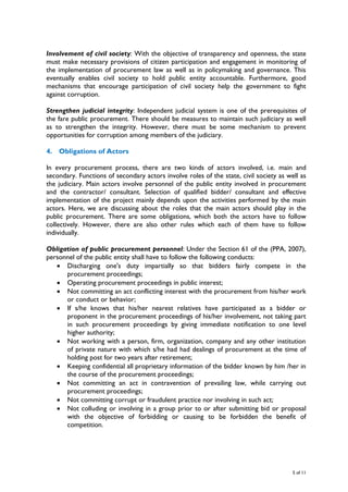 Ethics in public procurement | PDF