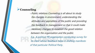 Ethics in public relations | PPTX