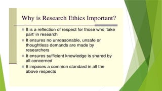 Research Ethics a presentation for practical research 1 | PPT