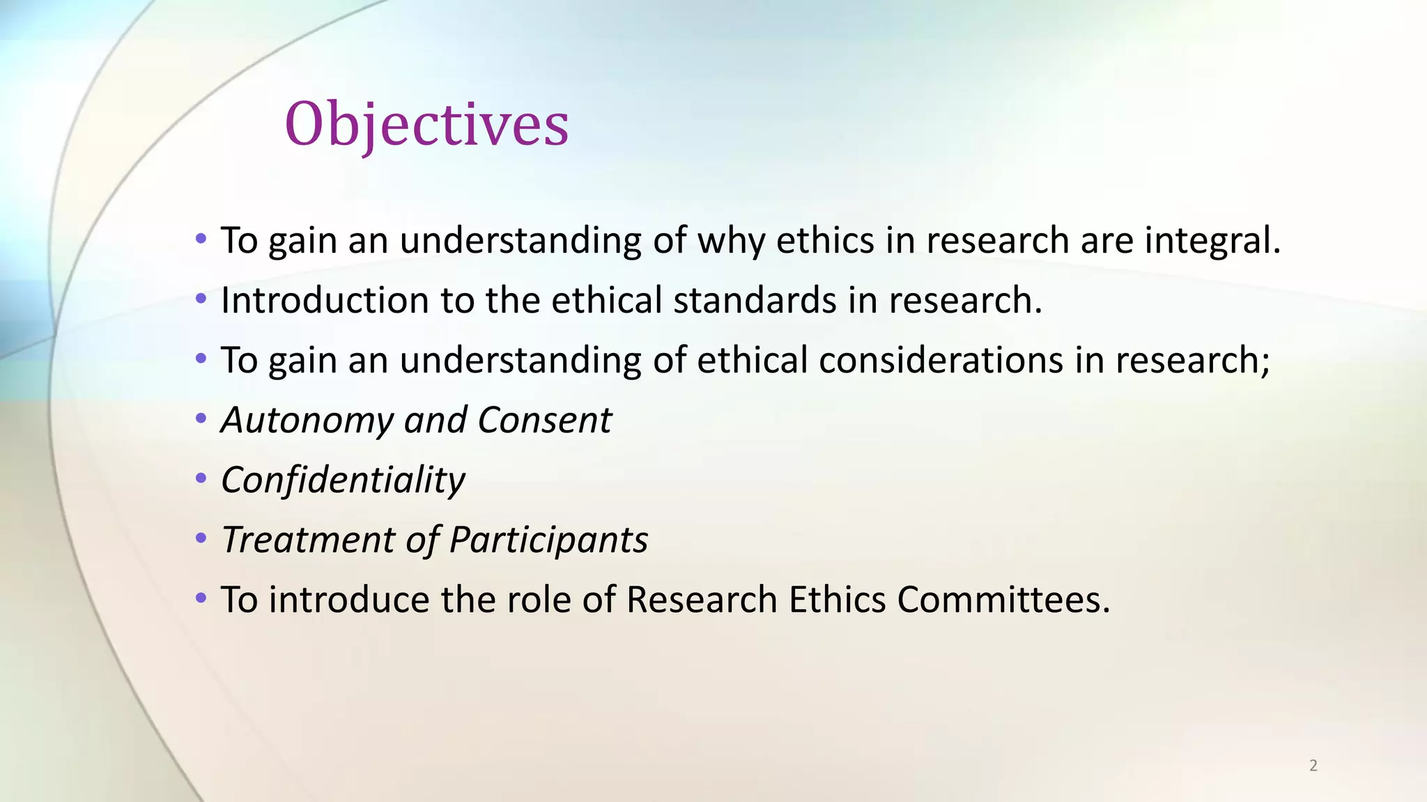 Ethics in research | PDF