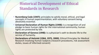 Ethics in research | PDF | Pharmaceutical Drugs | Medical Health