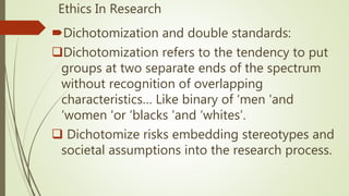 Ethics In Research | PPTX