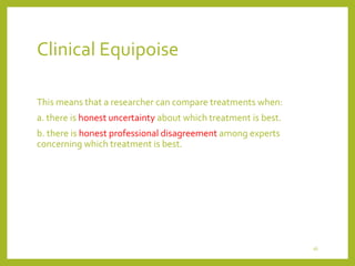 Ethics in Research | PPT | Medical Health