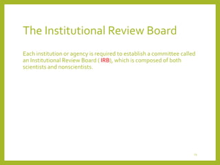 Ethics in Research | PPT