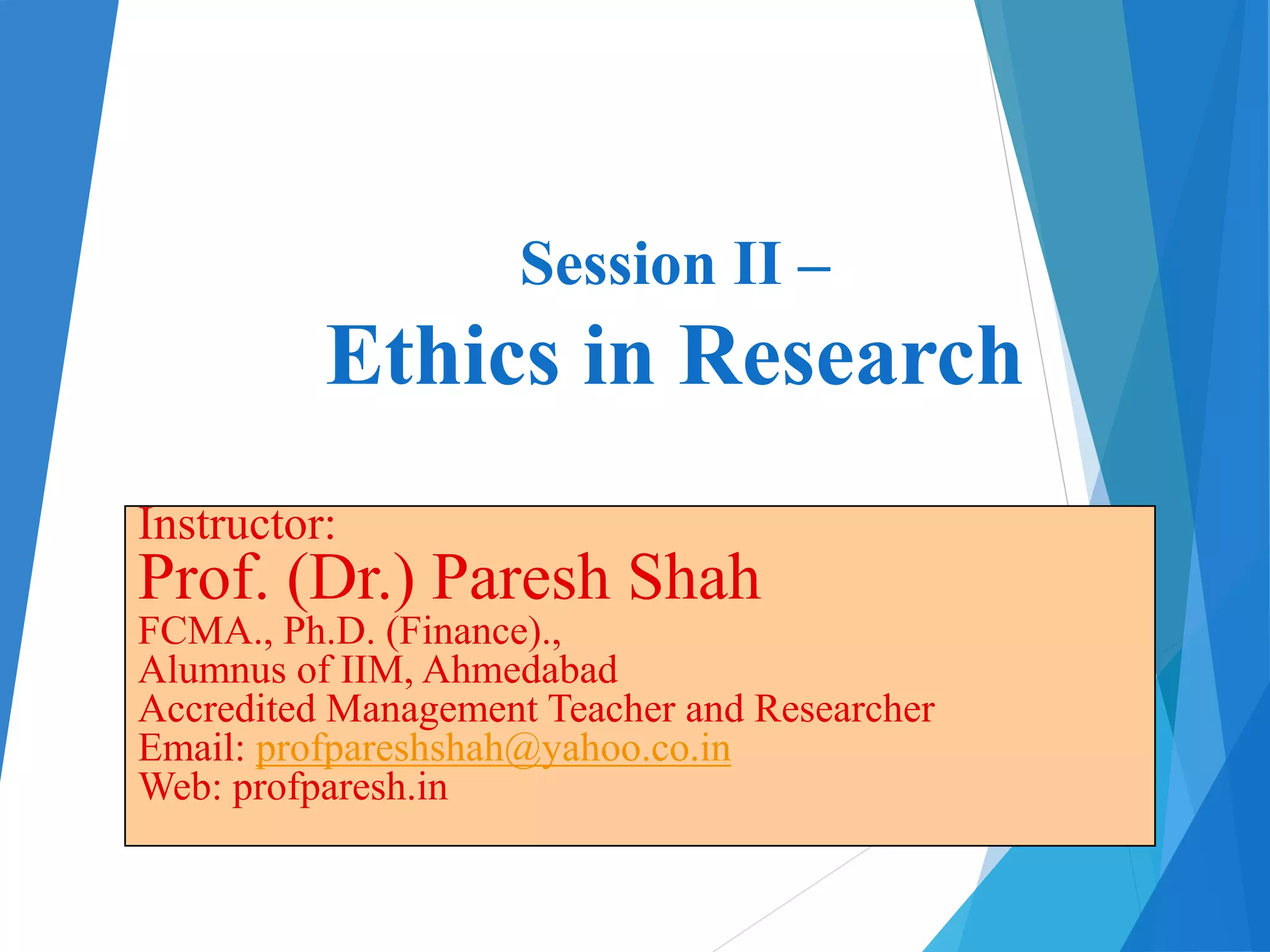 Ethics in Research.pdf | Science