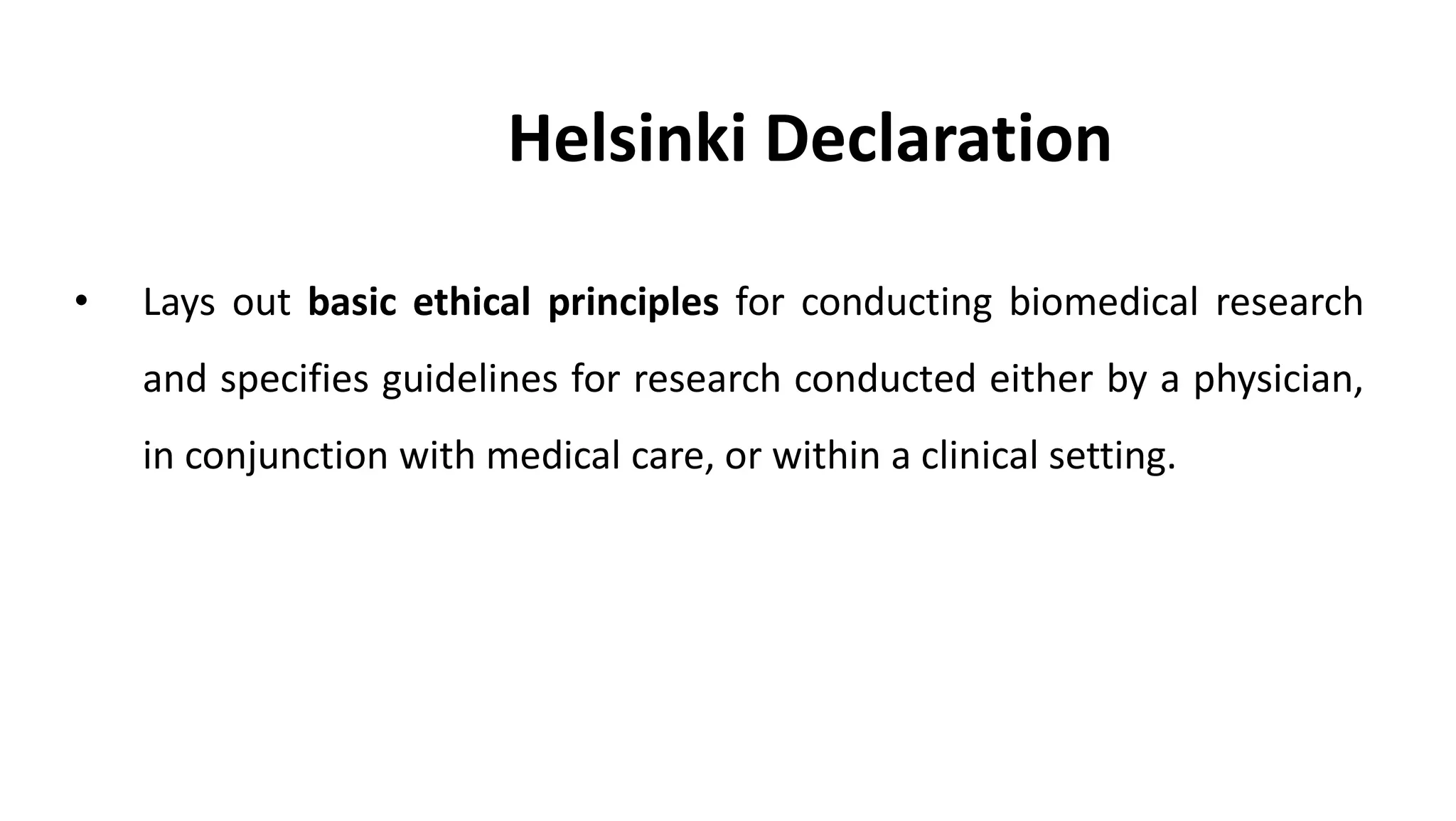 Ethics in Medical Research | PPTX