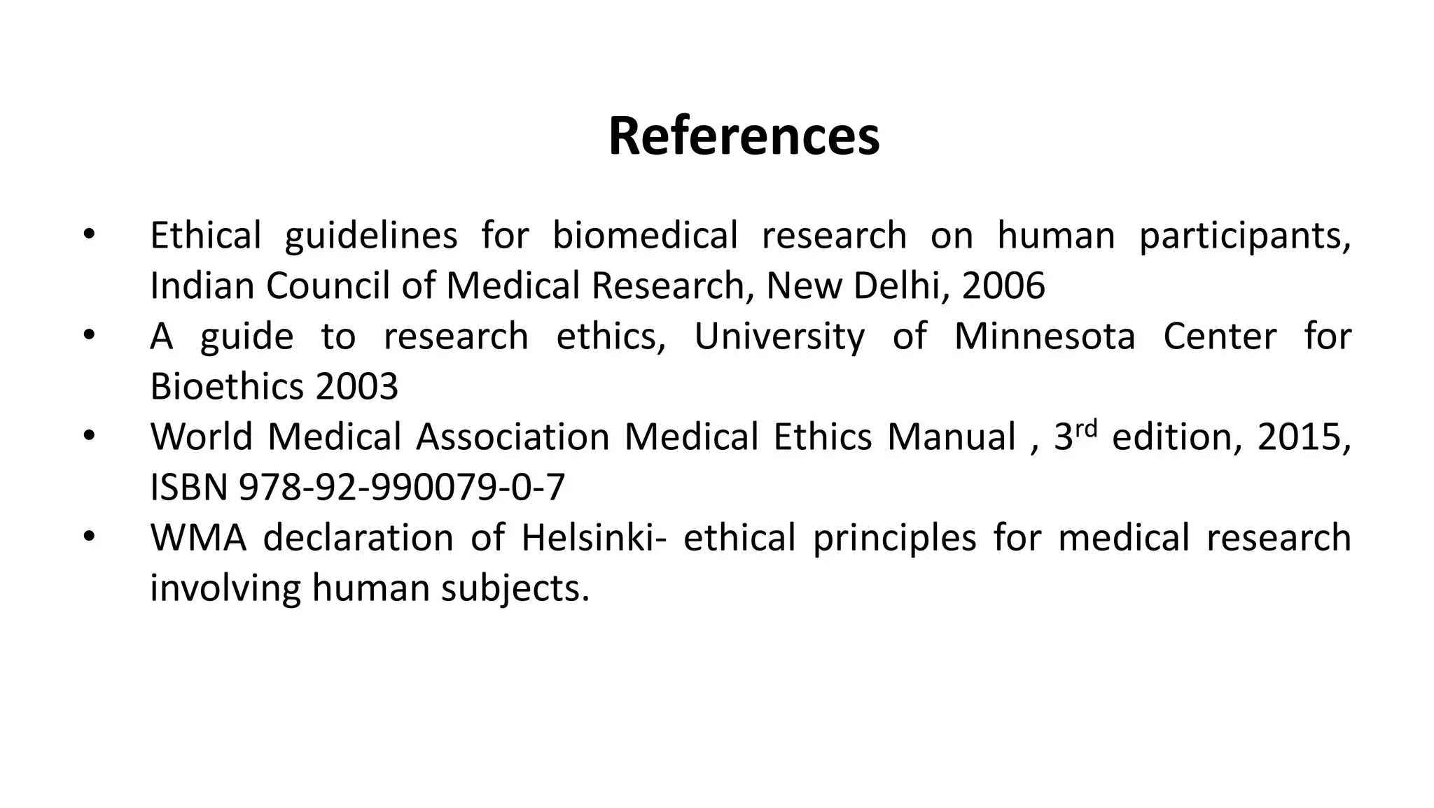Ethics in Medical Research | PPTX