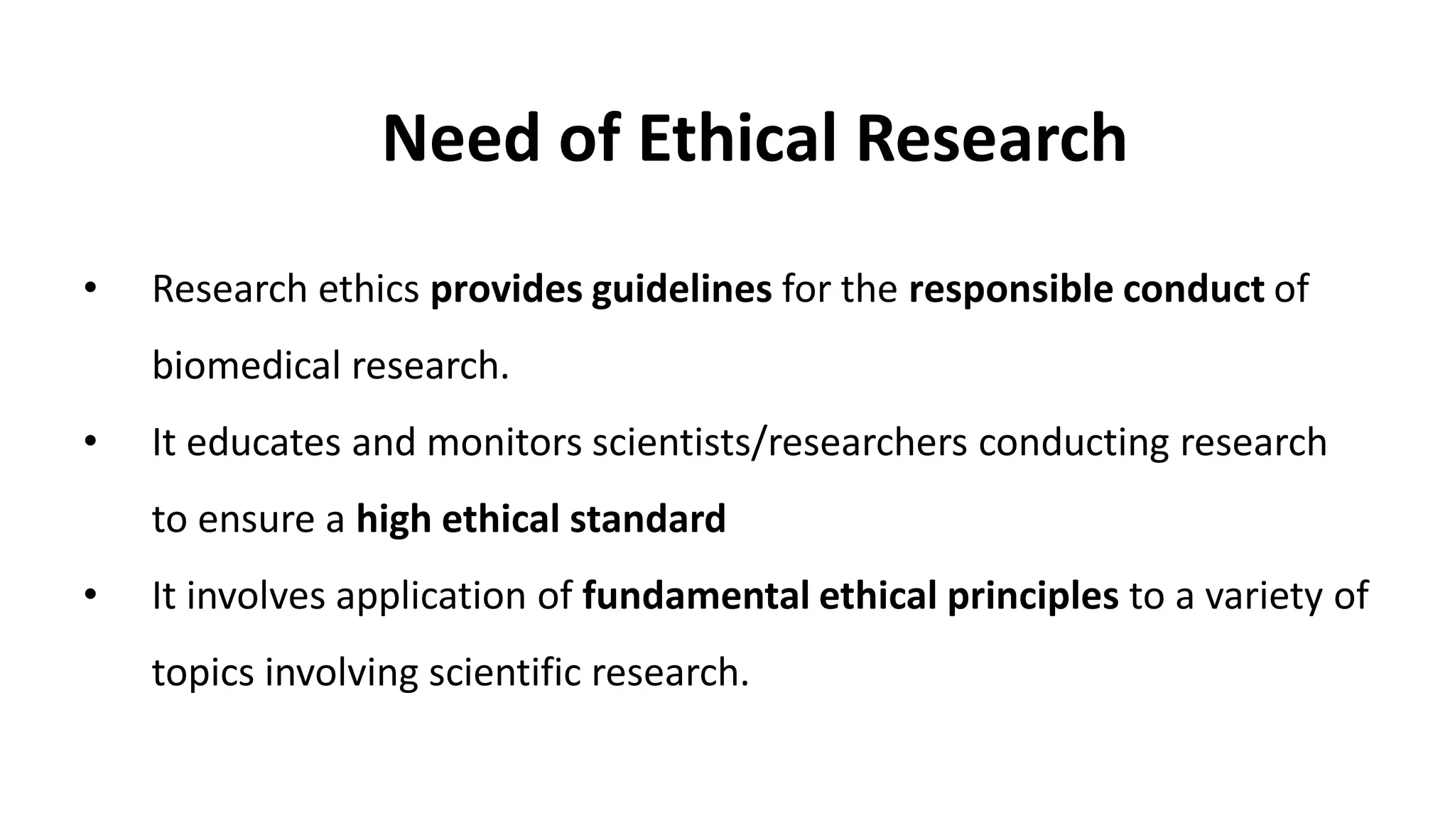 Ethics in Medical Research | PPTX