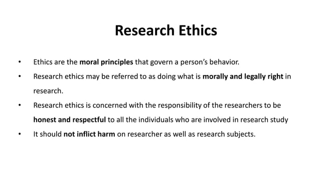 Ethics in Medical Research | PPTX