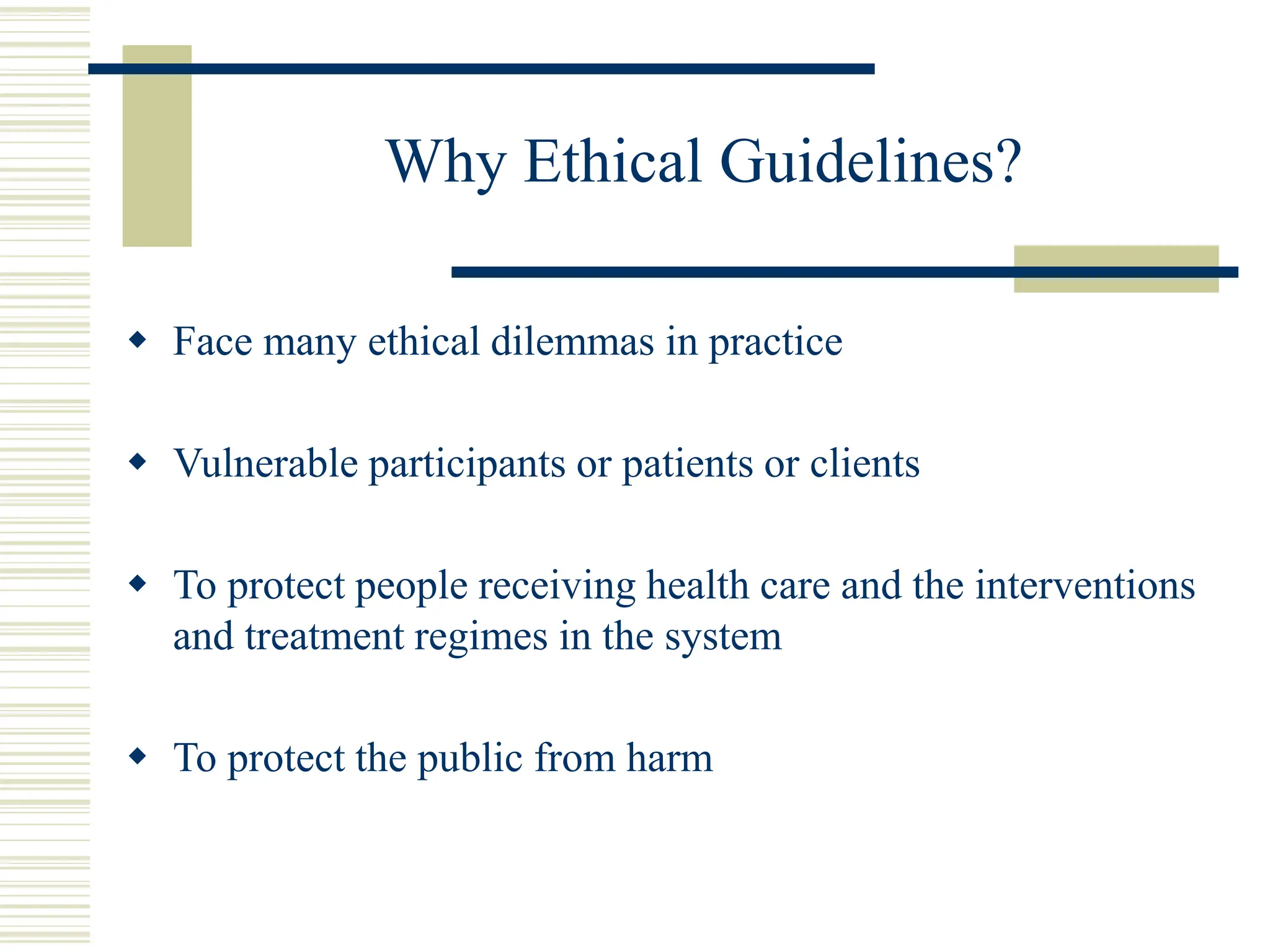 ETHICS IN RESEARCH A Guide in making your proposal | PPT