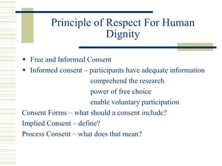 ETHICS IN RESEARCH A Guide in making your proposal | PPT