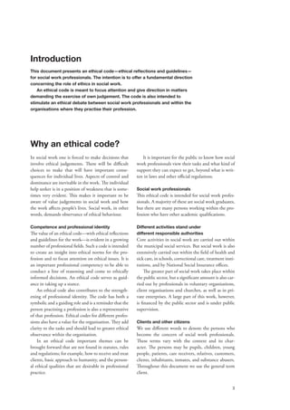 Ethics in social work | PDF