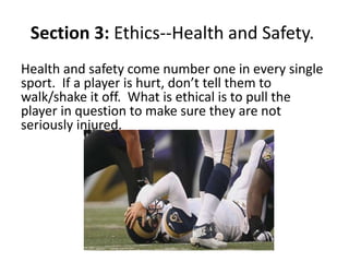 Ethics in sports | PPTX