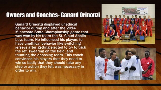 Ethics in sports | PPTX | American Football | Sports