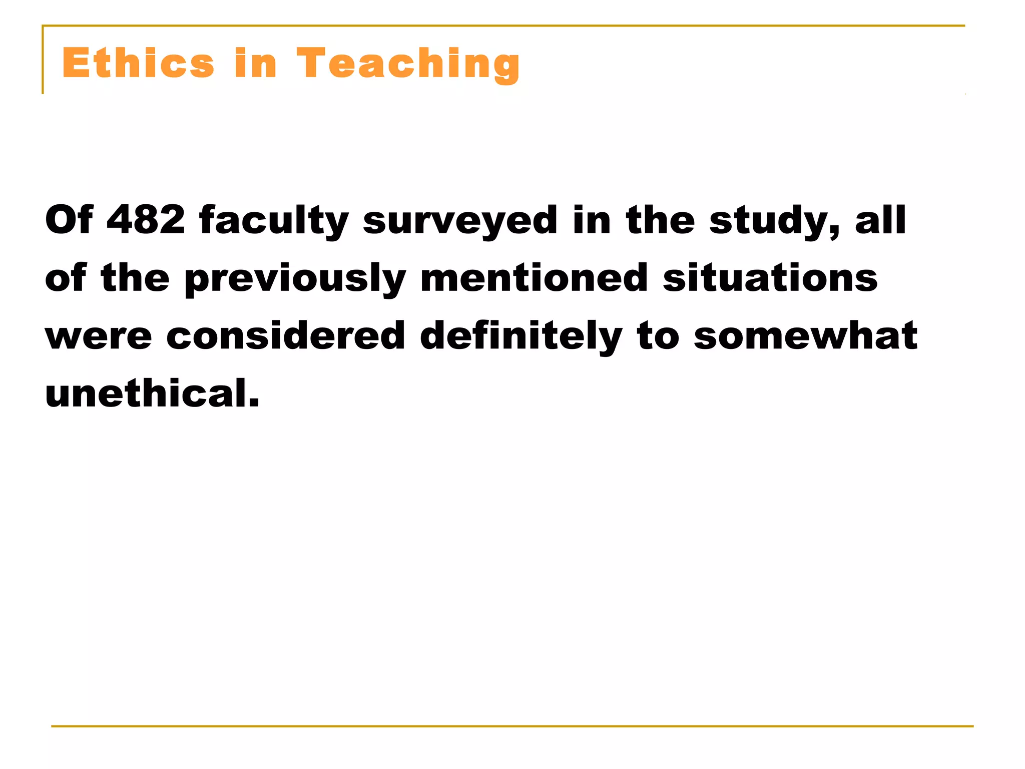Ethics in teaching | PPS