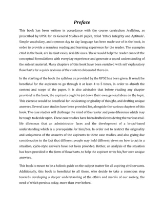 Ethics, integrity and aptitude | PDF