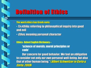 Ethics in the workplace | PPT