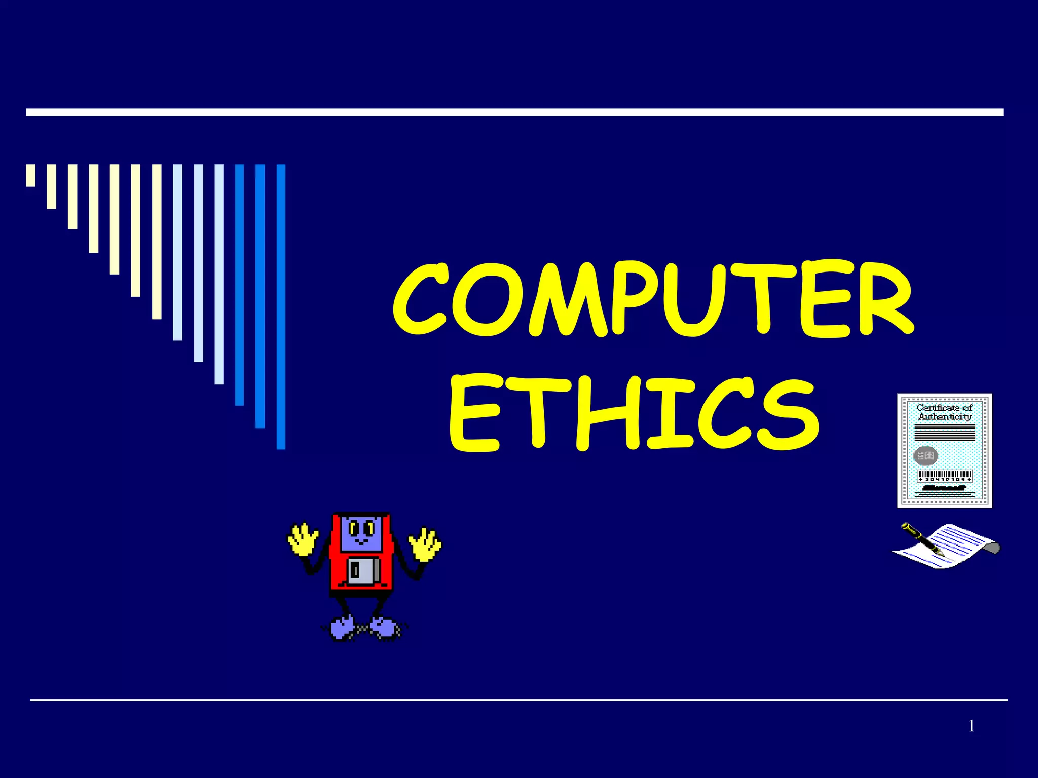 Ethics in using computer | PPT